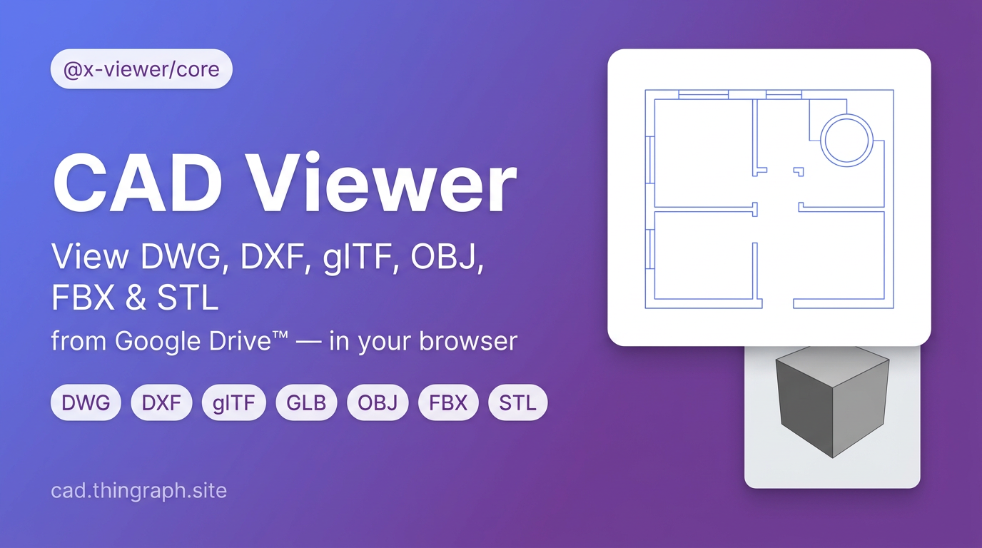 CAD Preview for Windows – View DWG & 3D Models on Desktop | Thingraph